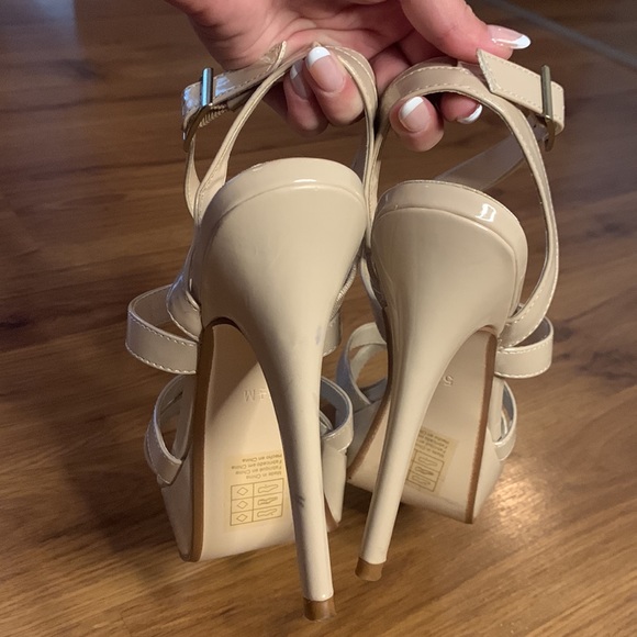 Shoes | Strappy Nude Platforms | Poshmark